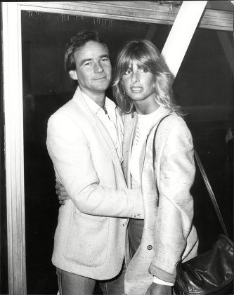 Motorcycle Racer Barry Sheene Girlfriend Later Editorial Stock Photo ...