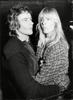 Motorcycle Racer Barry Sheene Girlfriend Later Editorial Stock Photo ...