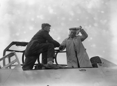 Preparing Fly Manchester French Aviator Louis Editorial Stock Photo ...
