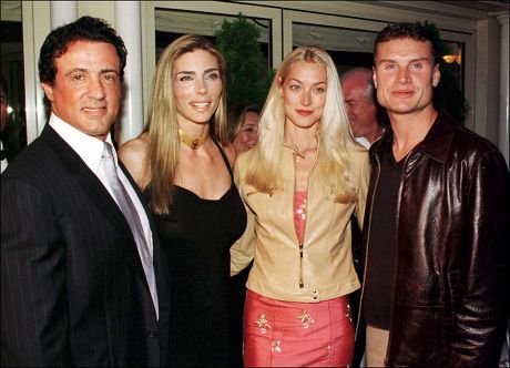Sylvester Stallone Jennifer Flavin David Coulthard Editorial Stock ...
