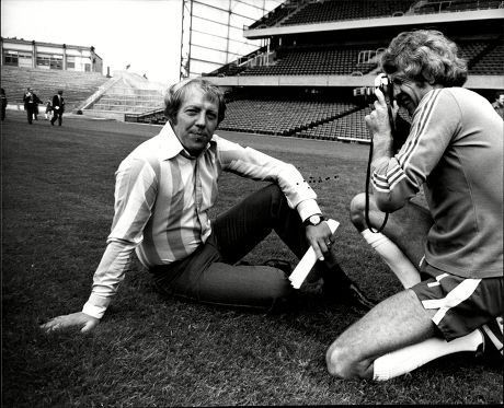 Footballer Manager Ken Shellito Left Being Editorial Stock Photo ...