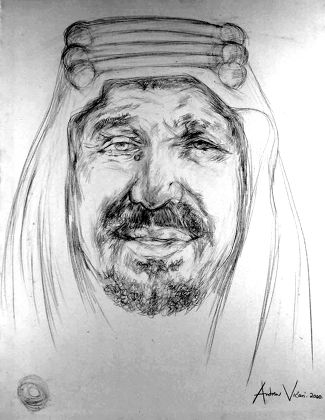Gulf War Artist Andrew Vicaris Drawing Editorial Stock Photo - Stock ...