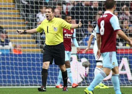 Referee Phil Dowd Shows Look Bemusement Editorial Stock Photo - Stock ...