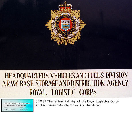 British Army Regimental Badge Royal Logistics Editorial Stock Photo ...
