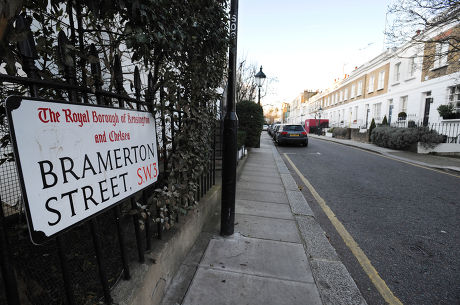 Bramerton Street London Sw3 One Ten Editorial Stock Photo - Stock Image ...