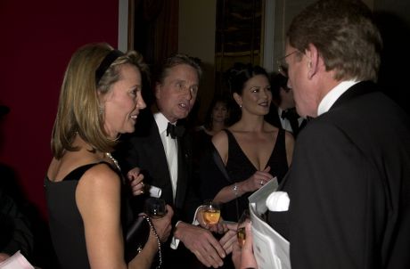 Lady Catherine Meyer Michael Douglas Catherine Editorial Stock Photo ...