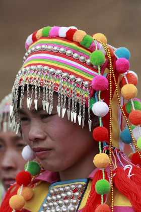 Lisu Ethnic Minority Tribe Dancer Traditional Editorial Stock Photo ...