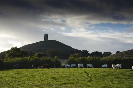 Medieval Church Ruins On Hill Evening Editorial Stock Photo - Stock ...