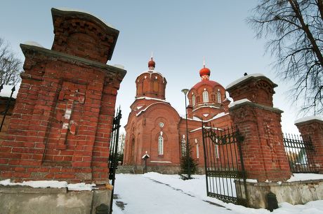Russian Orthodox Church Snow Bialowieza Village Editorial Stock Photo ...