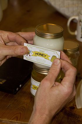 Labelling Pot Borage Honey This Has Editorial Stock Photo - Stock Image ...