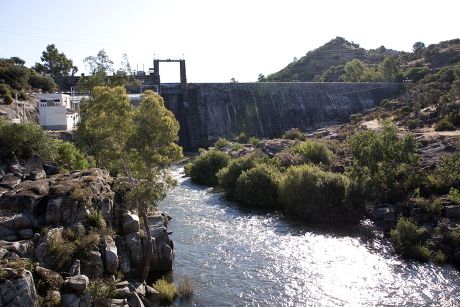 Jandula River Dam Sierra Morena Spain Editorial Stock Photo - Stock ...