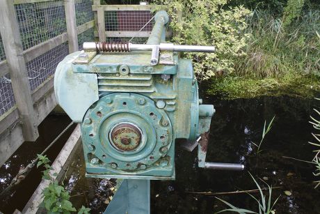 Sluice Gate Control River Water Level Editorial Stock Photo - Stock ...