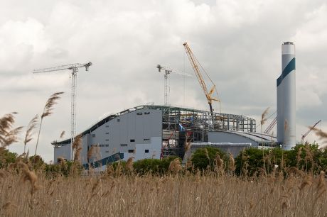 Belvedere Energyfromwaste Incinerator Under Construction Erith ...
