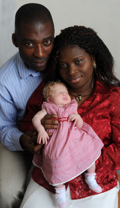 Black Parents Have Whiteskinned Baby Ben Editorial Stock Photo - Stock ...