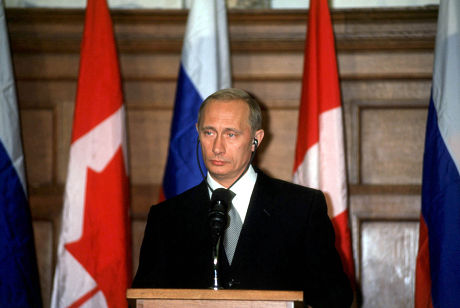 Vladimir Putin Russian President Ottawa Canada Editorial Stock Photo ...