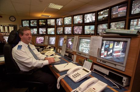 Cctv Operator Surveillance Control Room City Editorial Stock Photo ...