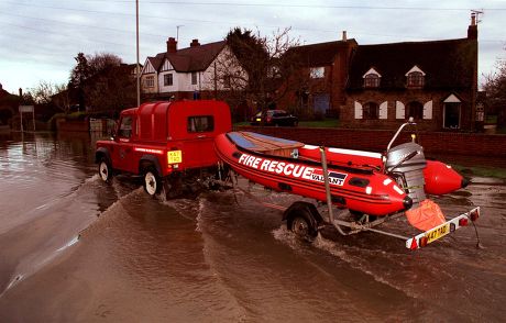 Flooding Fire Rescue Service Vehicle Towing Editorial Stock Photo ...