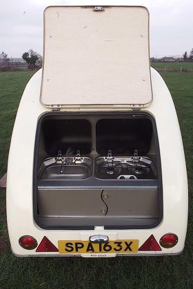 Worlds Smallest Caravan Called Pod Designed Editorial Stock Photo ...