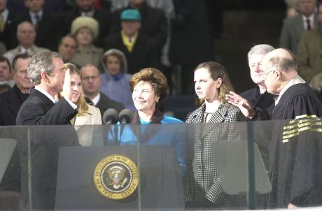 George W Bush Sworn 43rd President Editorial Stock Photo - Stock Image ...
