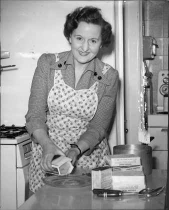 Marguerite Patten Her Kitchen Hove Sussex Editorial Stock Photo - Stock ...