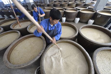 Millet Wine Being Created Editorial Stock Photo - Stock Image ...