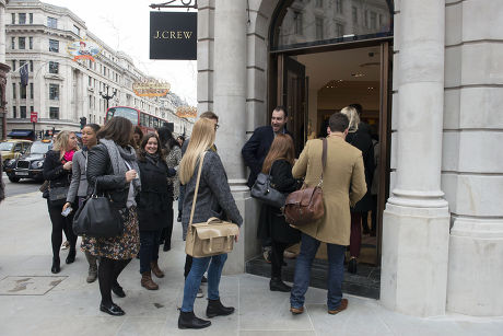 Customers Queuing Outside Store Editorial Stock Photo - Stock Image ...