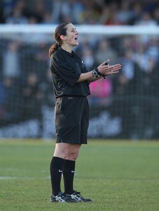 Referee Amy Fearn Gestures She Becomes Editorial Stock Photo - Stock ...