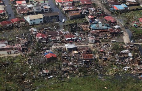 Aerial View Shows Scene After Typhoon Editorial Stock Photo - Stock ...