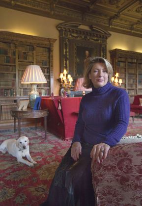 Lady Fiona Countess Carnarvon Highclere Castle Editorial Stock Photo ...