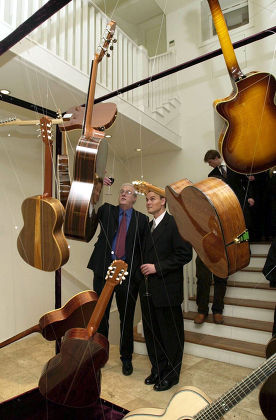 Guitars David Linley Exhibition Editorial Stock Photo - Stock Image ...