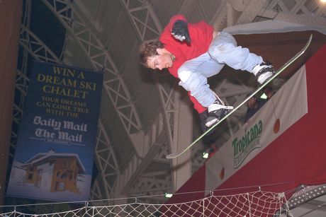 Snowboard Display Action Daily Mail Ski Editorial Stock Photo - Stock ...