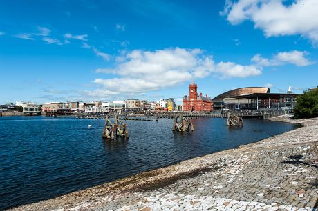 Cardiff Bay Cardiff Wales Britain Editorial Stock Photo - Stock Image ...