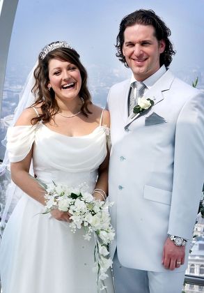 Simon Stapleton Dawn Bottomley Marry Civil Editorial Stock Photo ...