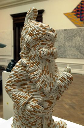 Sarah Lucas Cigarette Sculpture Editorial Stock Photo - Stock Image ...
