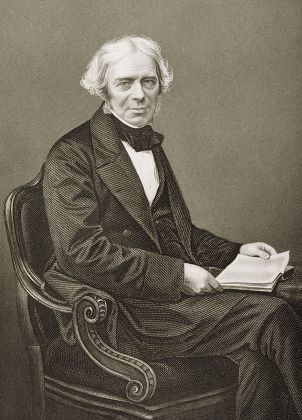 Michael Faraday 17911867british Scientist Engraved By Editorial Stock ...