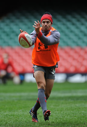Wales Captains Run Mike Phillips Editorial Stock Photo - Stock Image ...