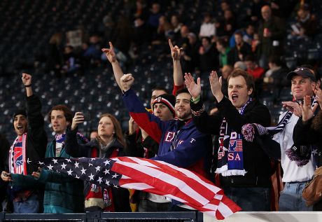 Usa Fans Cheer On Their Team Editorial Stock Photo - Stock Image ...