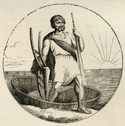 Ancient Briton Coracle Plow Worlds Inhabitants Editorial Stock Photo ...