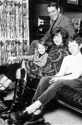 Patrick Allen Wife Sarah Lawson Family Editorial Stock Photo - Stock ...