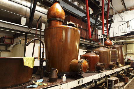 Copper Distillation Tanks Production Elixir Danvers Editorial Stock ...