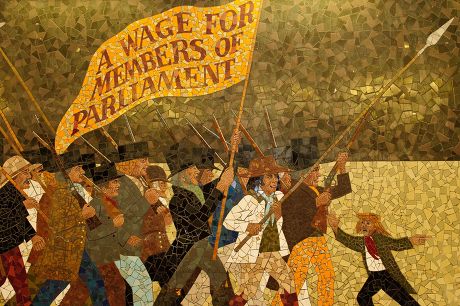 Mural Depicting 1839 Chartist Uprising Newport Editorial Stock Photo ...
