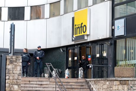 Police Forces Blocking Entry Radio France Editorial Stock Photo - Stock ...