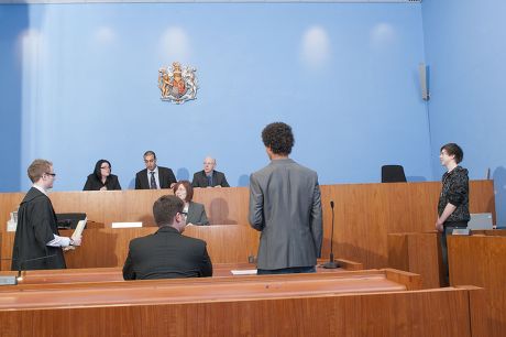 Witness Dock Sheffield Magistrates Court Editorial Stock Photo - Stock ...