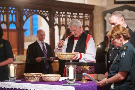 Reverend Colin Fletcher Bishop Dorchester Blesses Editorial Stock Photo ...