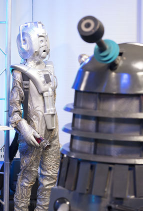 Dr Who Memorabilia Cyberman Dalek Editorial Stock Photo - Stock Image ...
