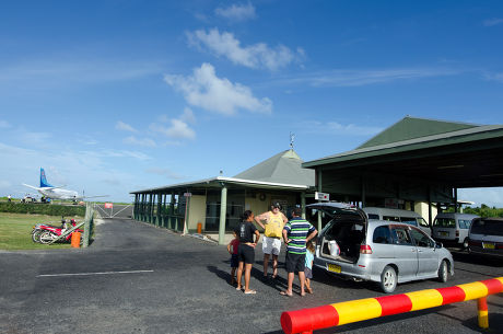 Aitutaki Airport Cook Islands Editorial Stock Photo - Stock Image ...
