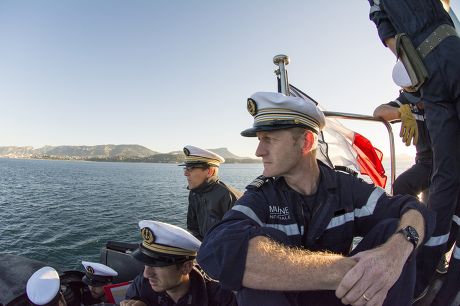Aboard French Nuclear Submarine Amethyste Editorial Stock Photo - Stock ...