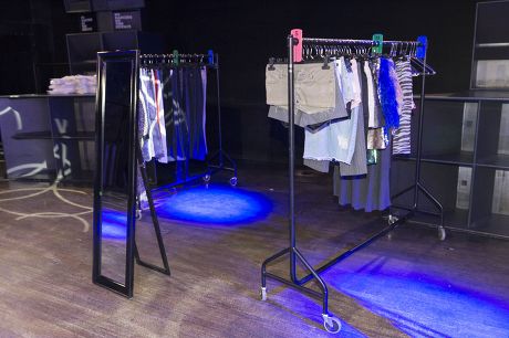 Rails Clothes Inside Car Boot Disco Editorial Stock Photo - Stock Image ...