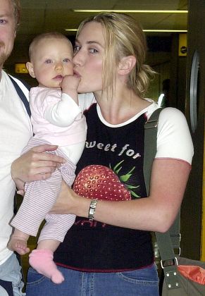 Kate Winslet Her Baby Mia Editorial Stock Photo - Stock Image ...