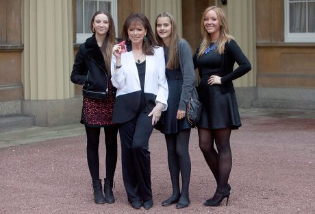 Author Jackie Collins Her Obe Her Editorial Stock Photo - Stock Image ...
